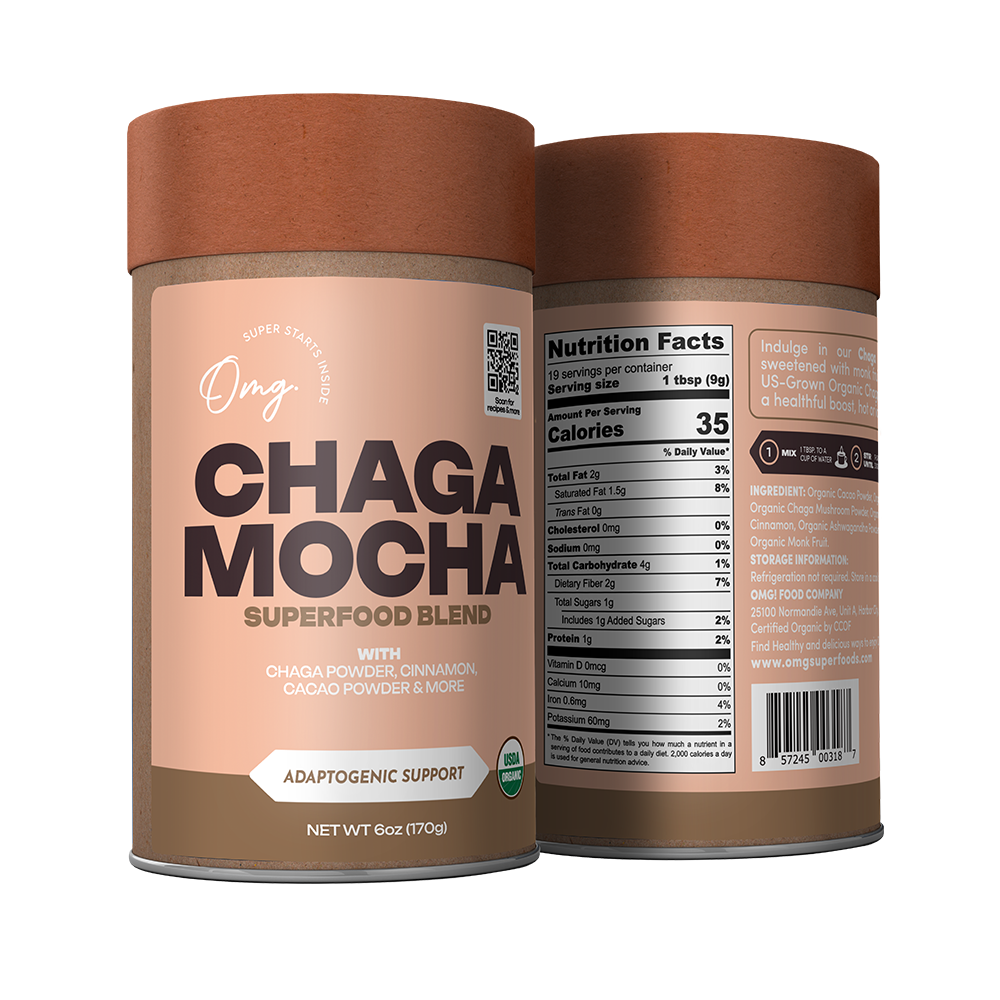 Organic Chaga Mocha Superfood Blend – OMG Superfoods